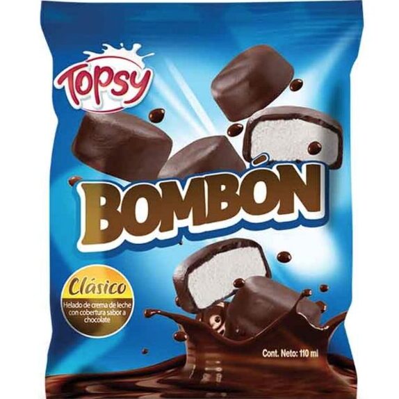 Helado Topsy Bombon Vainilla