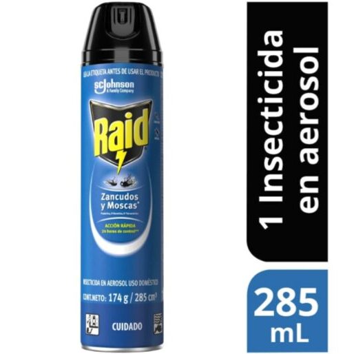 Raid Insecticida Zancudos y Moscas