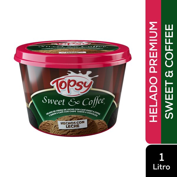 Topsy Helado Premium Sweet & Coffee