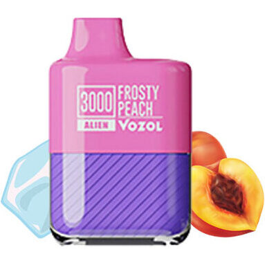 Vozol Alien 3000 Frosty Peach Vape