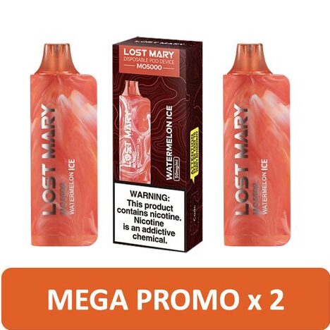 Lost Mary MO 5000 Watermelon Ice Vape x2 MEGA PROMO